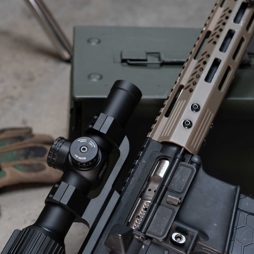 Banshee 1-6x24 LPVO Rifle Scope MX1 FLAT DARK EARTH - LEMS